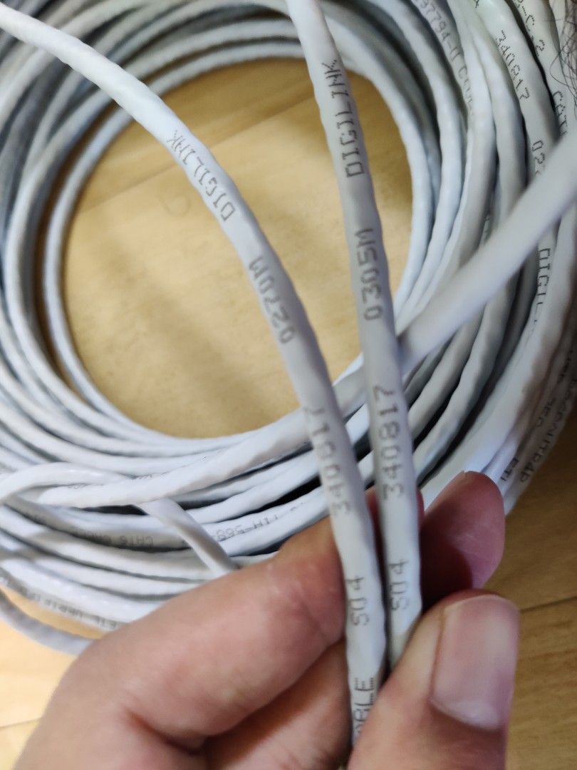 35 metre roll Cat6 LAN Cable, Computers & Tech, Parts & Accessories ...
