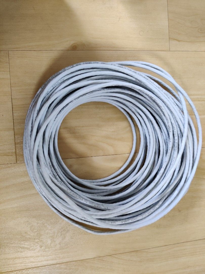35 metre roll Cat6 LAN Cable, Computers & Tech, Parts & Accessories ...