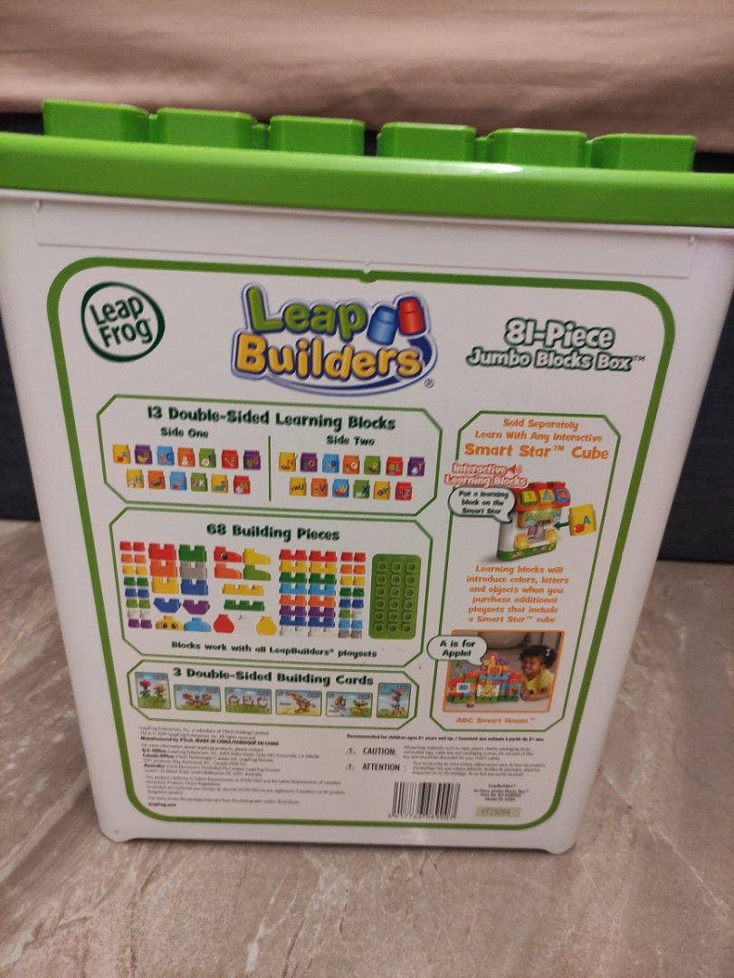Leap Builders 81 Blocks, Babies & Kids, Infant Playtime on Carousell