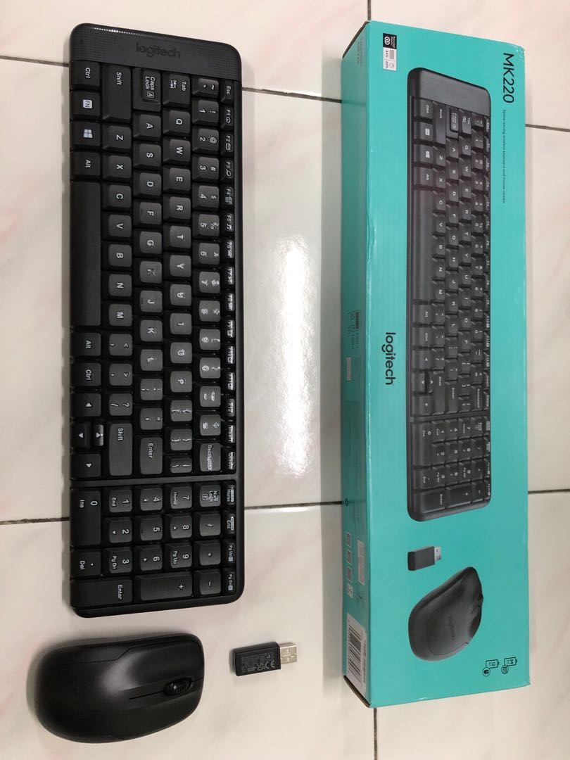 Logitech keyboard & mouse set, Computers & Tech, Parts & Accessories, Computer Keyboard on Carousell