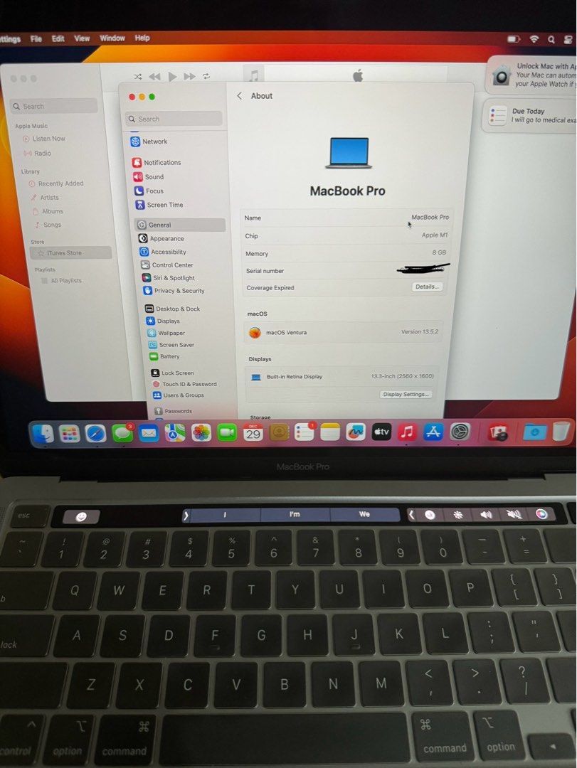 Macbook pro M1 13-inch 256GB For sale or swap, Computers & Tech, Laptops & Notebooks on Carousell