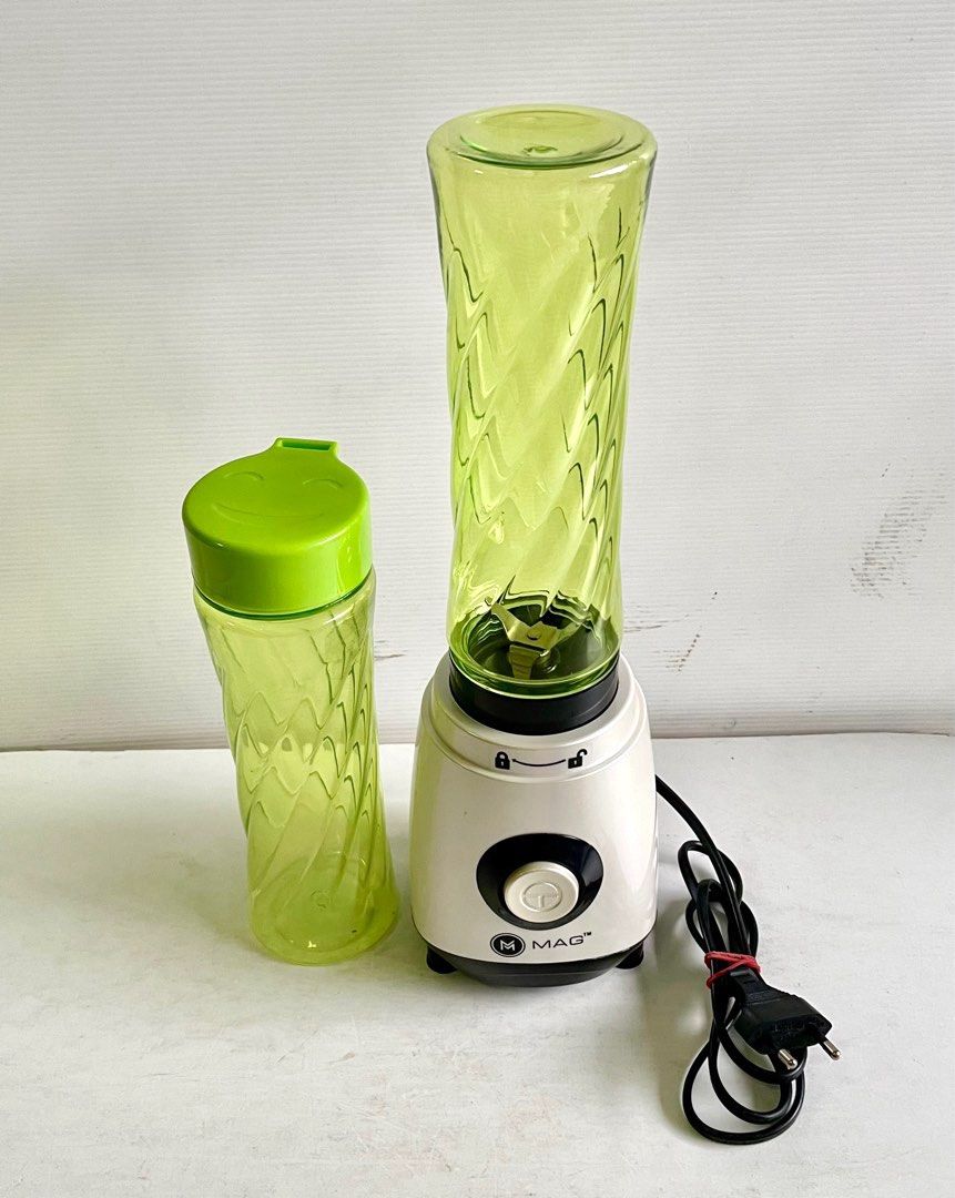 MAG Personal Blender with 2 Tumblers 400ml, TV & Home Appliances ...