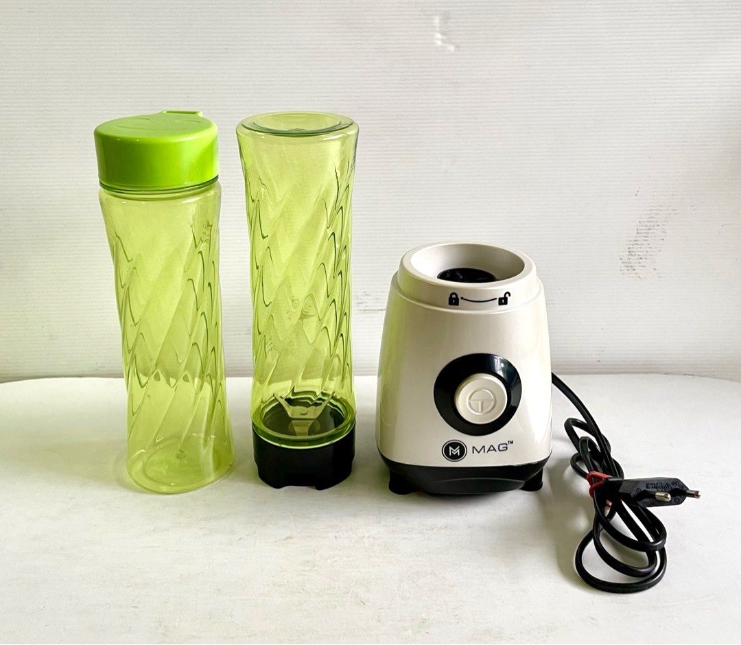 MAG Personal Blender with 2 Tumblers 400ml, TV & Home Appliances ...