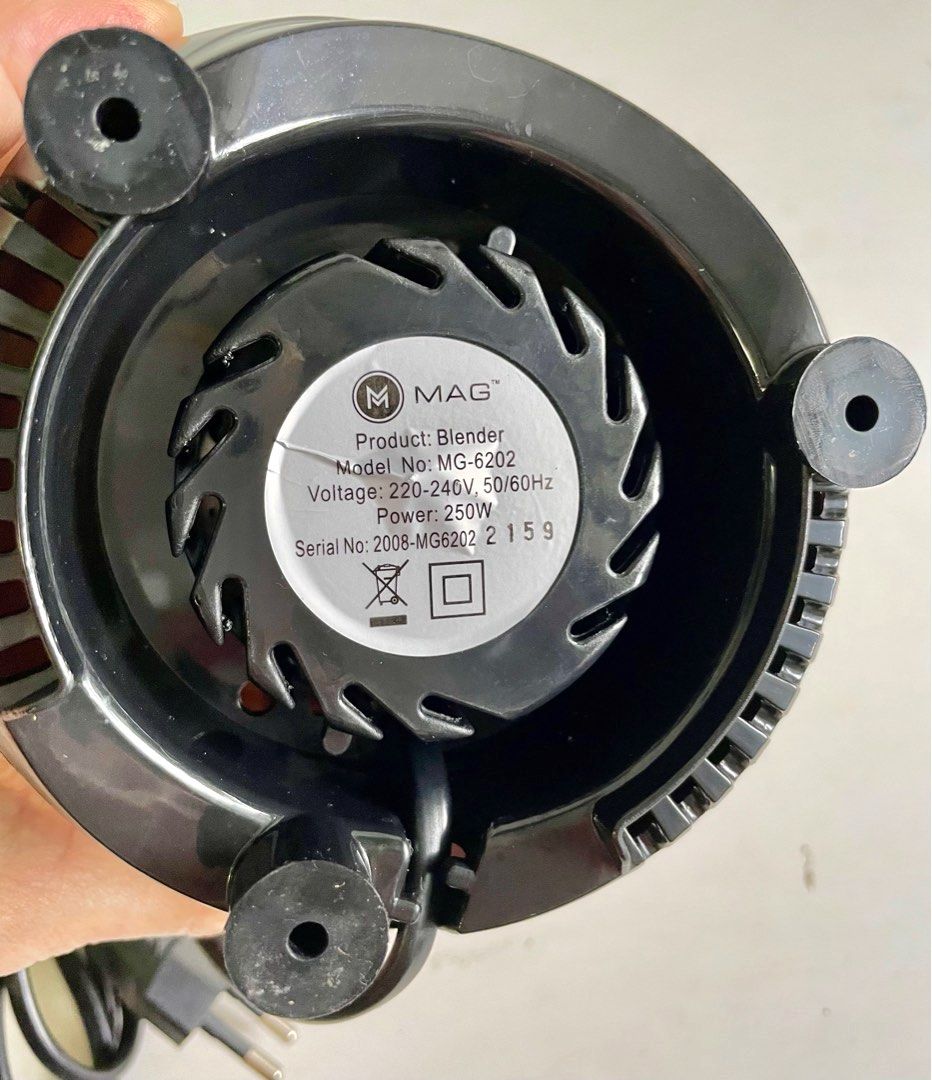 MAG Personal Blender with 2 Tumblers 400ml, TV & Home Appliances ...