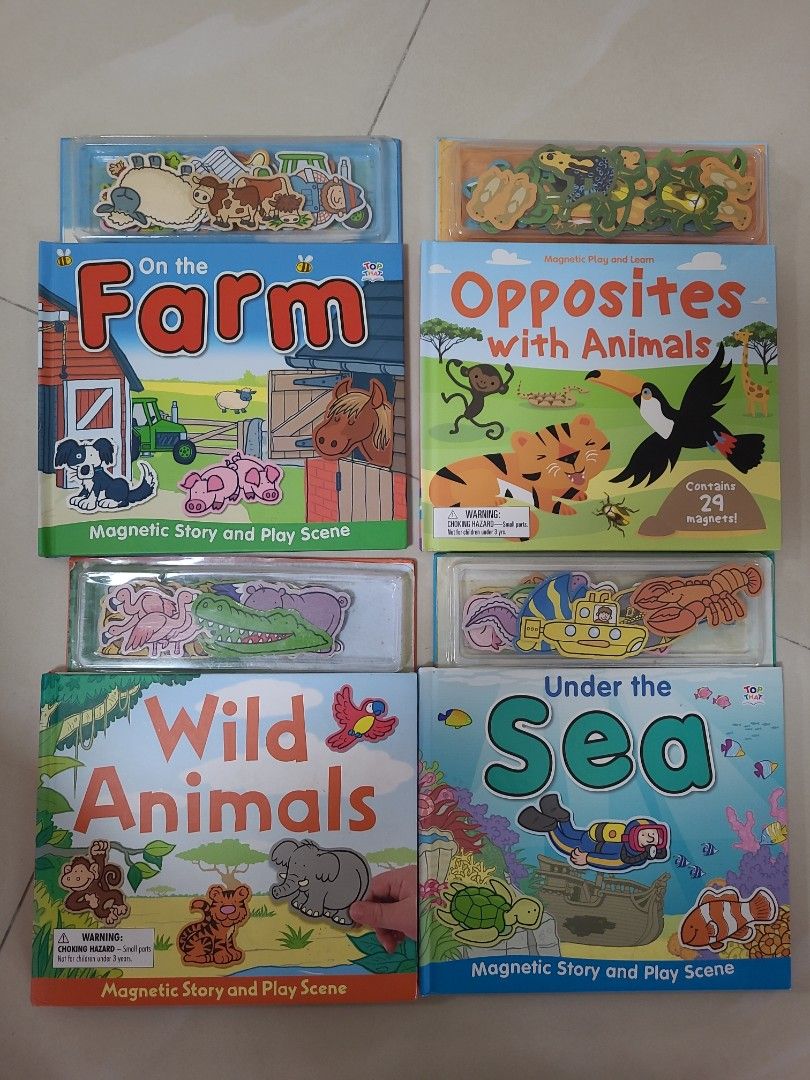 Magnetic story and play books, Hobbies & Toys, Books & Magazines ...