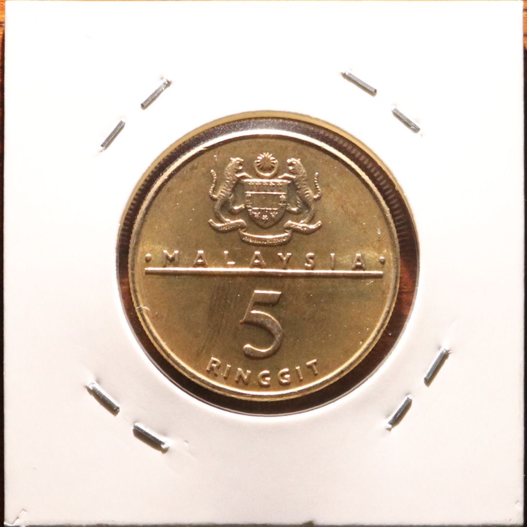 Malaysia UNC RM5 Year 1989 CHOGM (Commonwealth Heads of Government ...