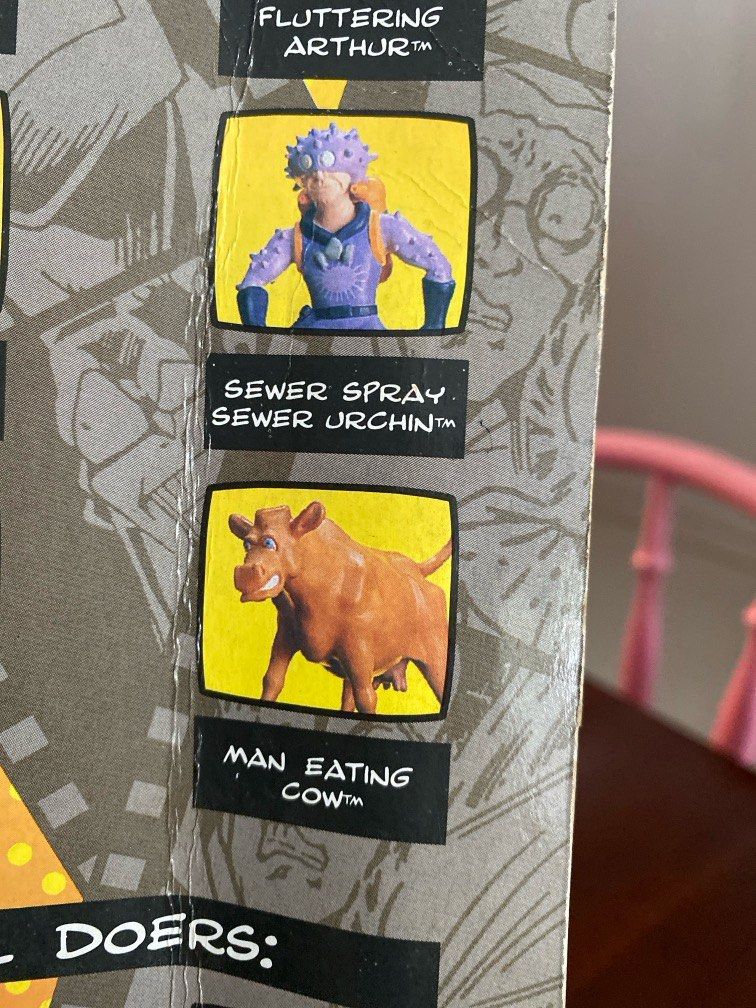 Man Eating Cow from The Tick, Hobbies & Toys, Toys & Games on Carousell