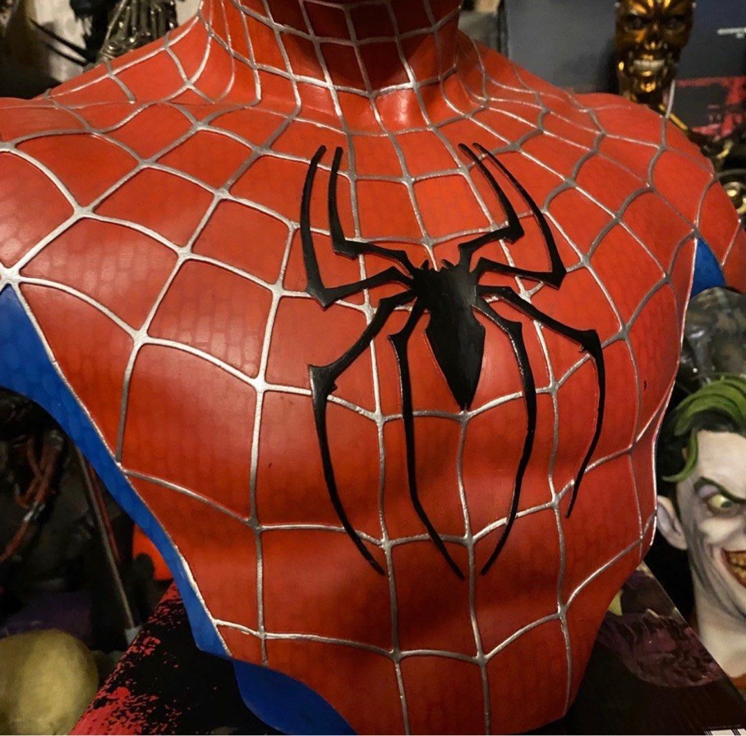 Marvel life size amazing Spider-Man bust, Hobbies & Toys, Toys & Games ...