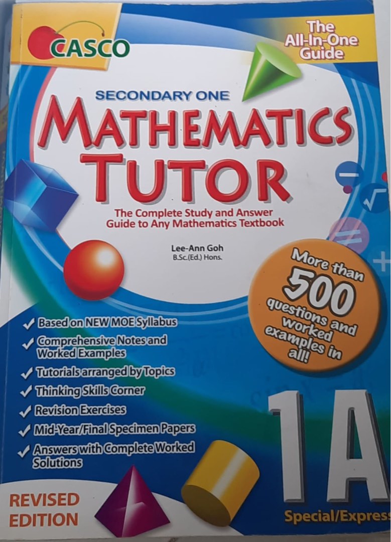 Math Assesment books for Sec 1 and Sec 2, Hobbies & Toys, Books ...