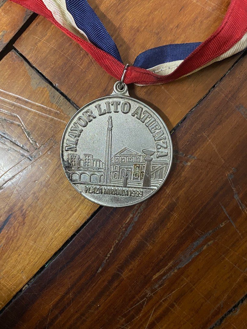 Mayor Lito Atienza Office of the Manila Mayor SILVER MEDAL MEDALLION ...