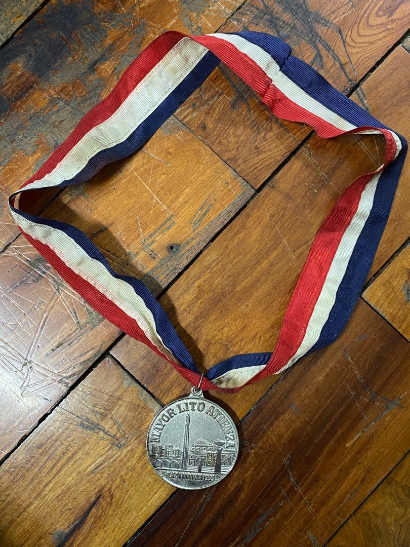 Mayor Lito Atienza Office of the Manila Mayor SILVER MEDAL MEDALLION ...