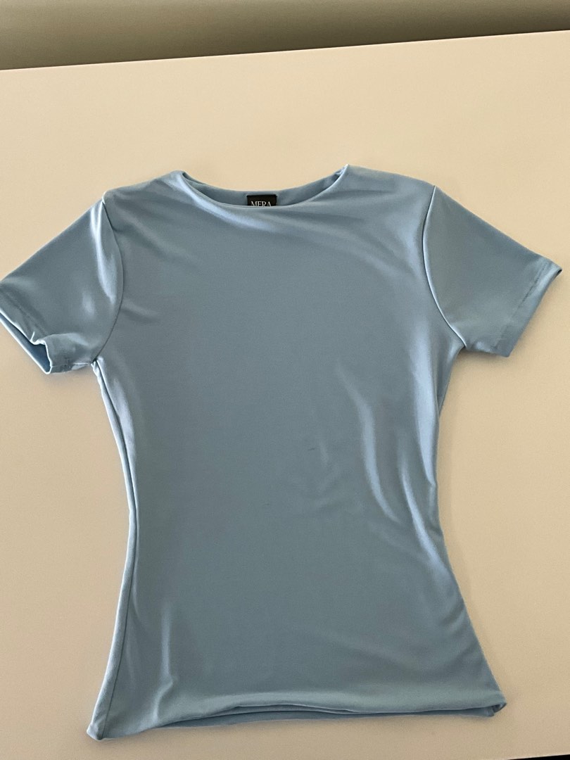 Mera Renata Premium - Sky Blue, Women's Fashion, Tops, Shirts on Carousell