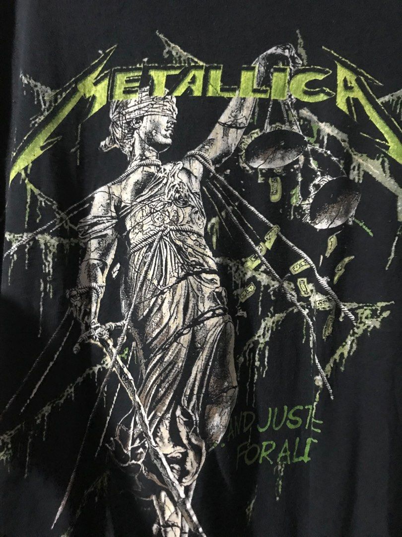 Metallica and justice for all, Men's Fashion, Tops & Sets, Tshirts ...