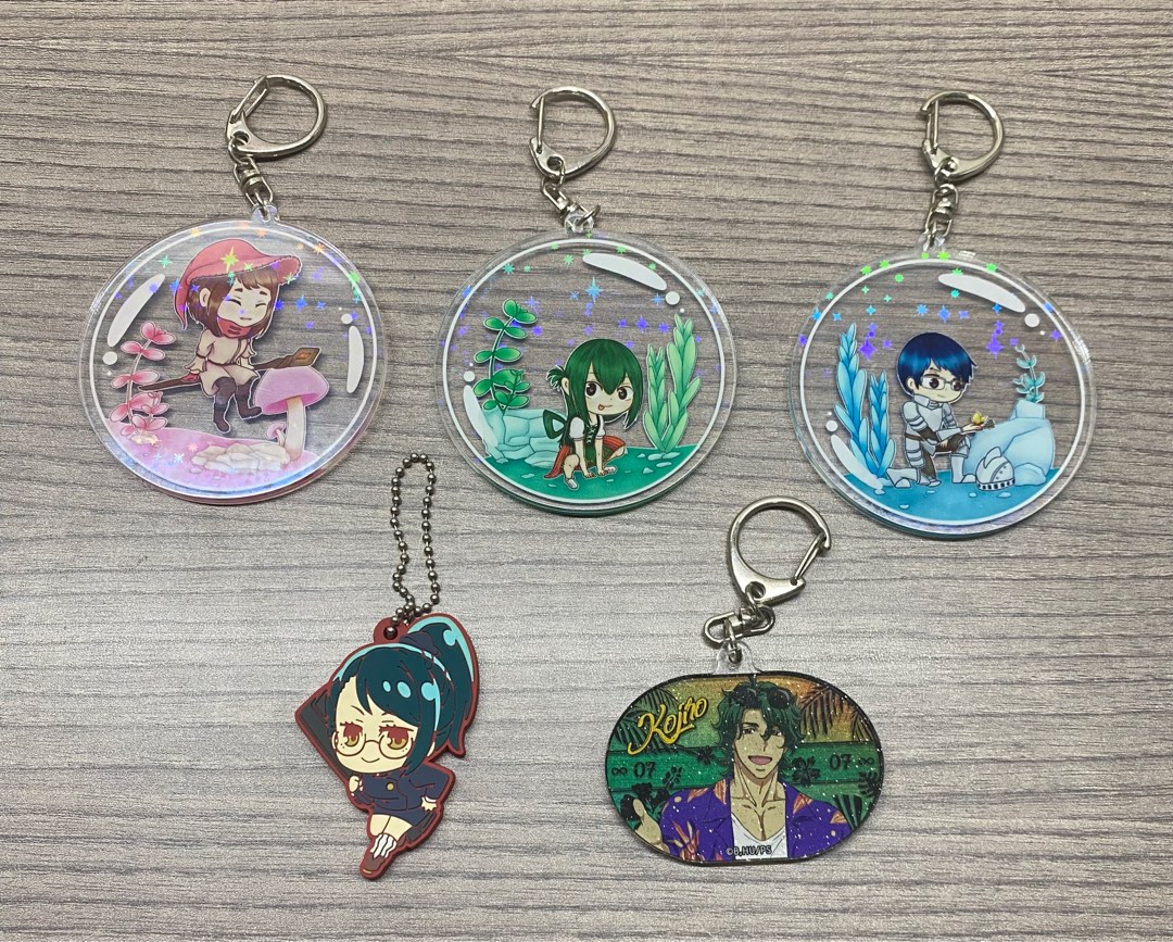 mha, jjk and sk8 to the infinity anime keychains, Hobbies & Toys ...