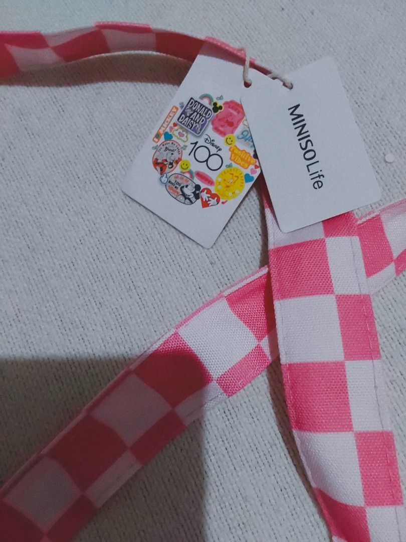 MINISO Disney 100 Smile Faces Collection Vertical Shopping Bag (Pink ...