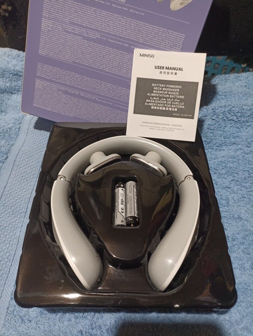 Miniso Neck Massager, Health & Nutrition, Massage Devices on Carousell