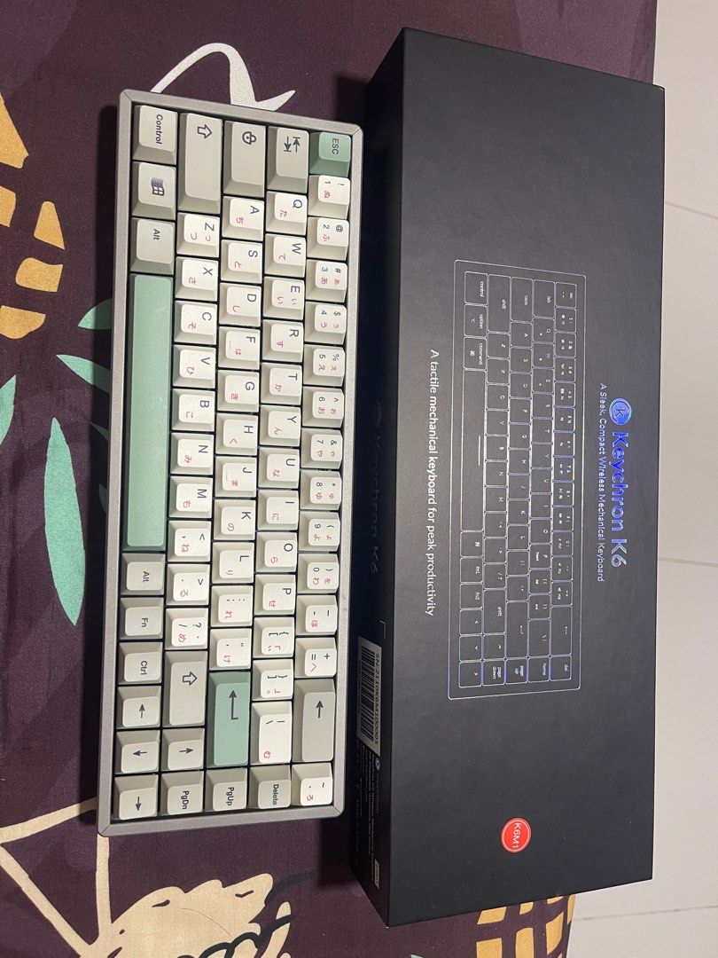 Modded Keychron K6 Custom mechanical gaming keyboard, Computers & Tech ...