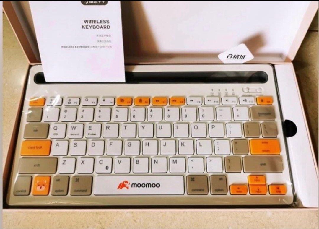 Moomoo premium wireless keyboard, Computers & Tech, Parts & Accessories ...
