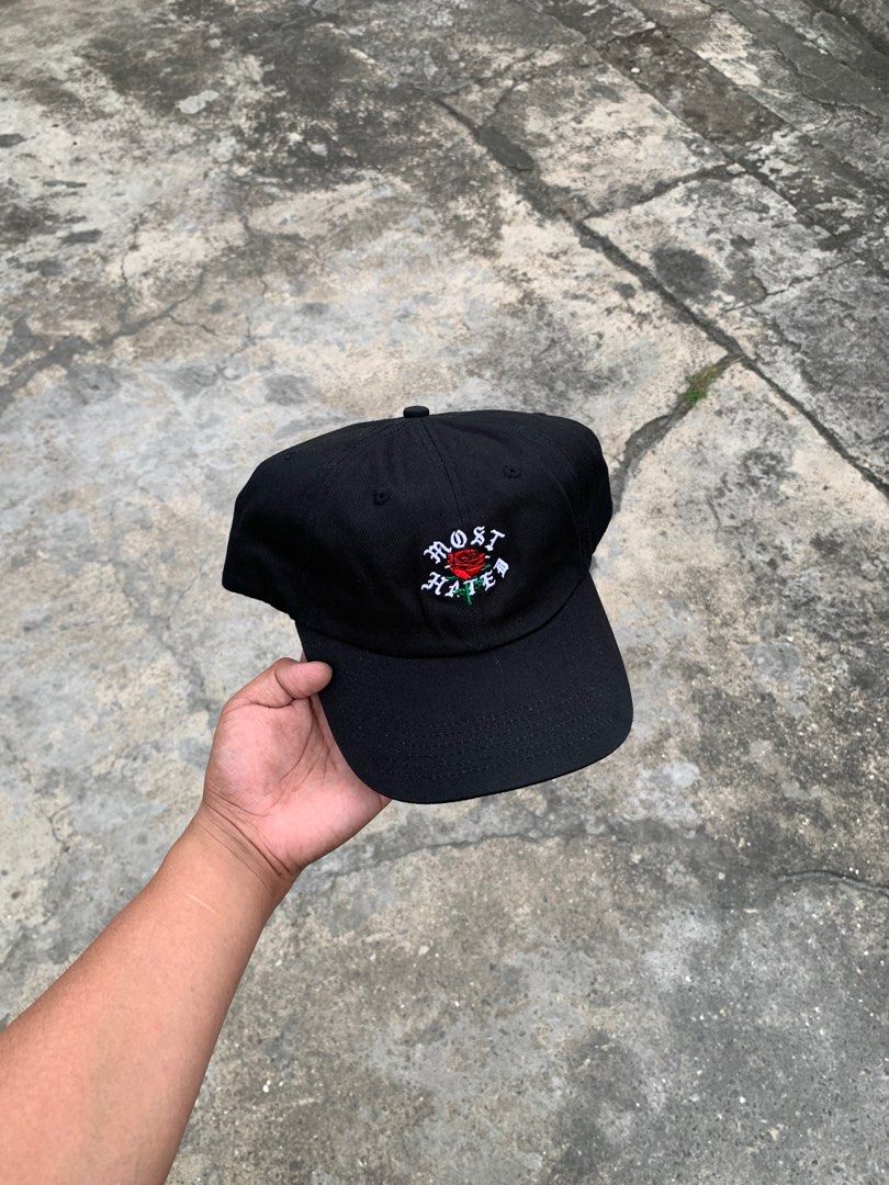 MOST HATED ROSE DAD HAT, Men's Fashion, Watches & Accessories, Caps ...