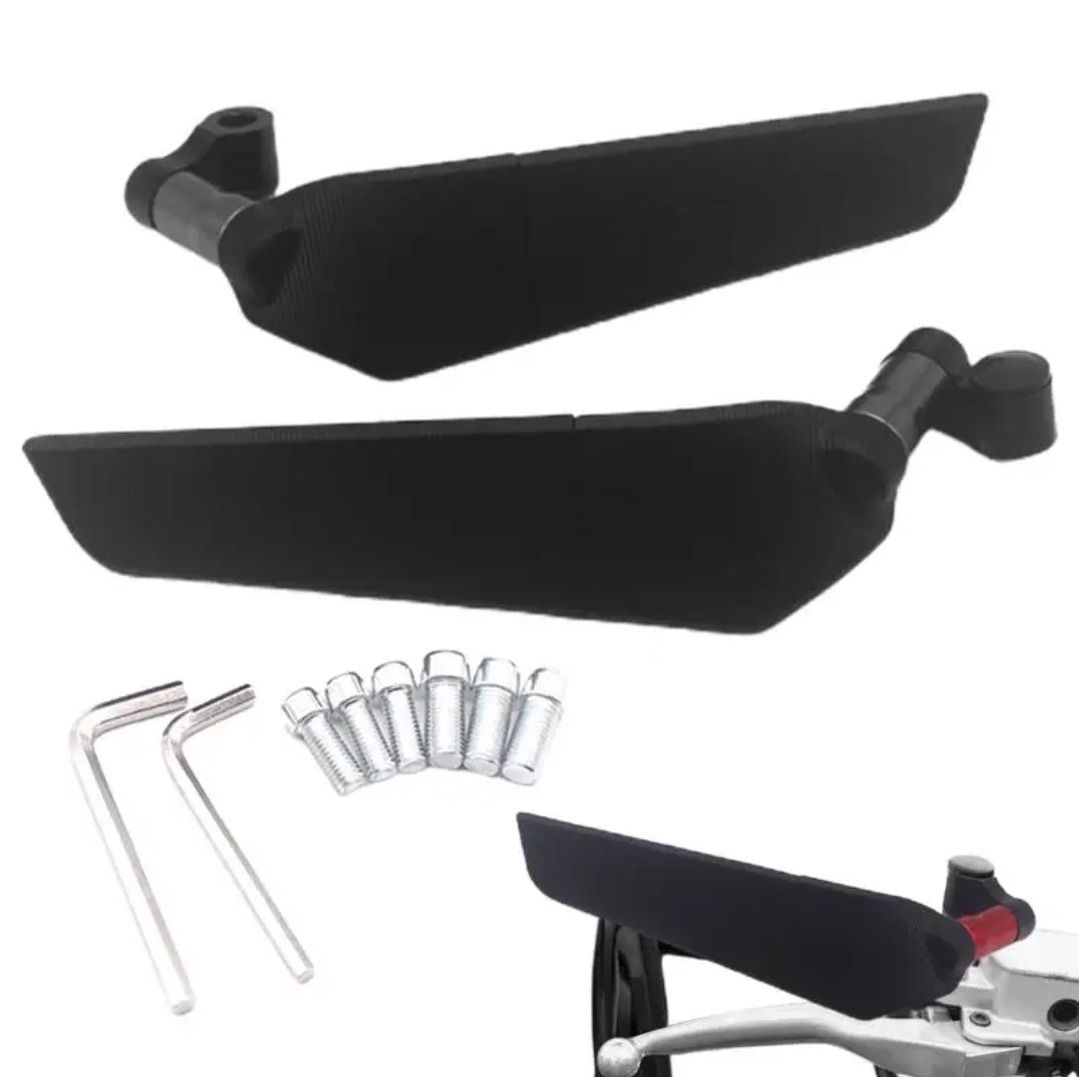 Motorcycle Rear View Winglet Side Mirror, Motorcycles, Motorcycle ...