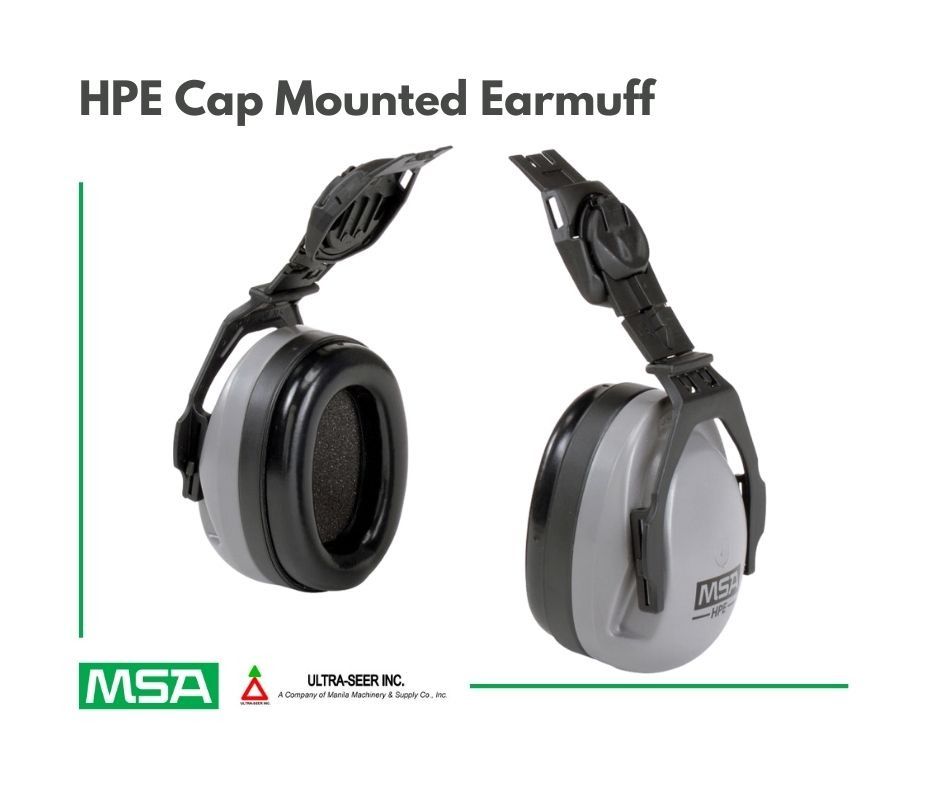 MSA HPE Cap Mounted Earmuff, Commercial & Industrial, Construction ...