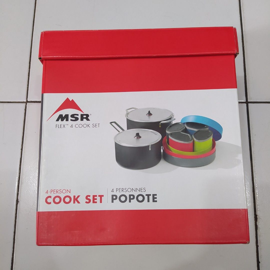 MSR Flex 4 Cook set / 4 person / cooking set / alat masak / outdoor / gunung / adventure /piknik ...