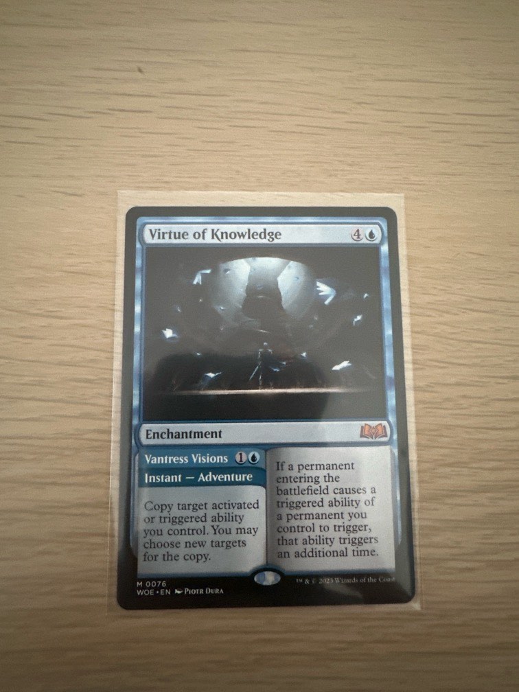 MTG - Virtue of Knowledge, Hobbies & Toys, Toys & Games on Carousell