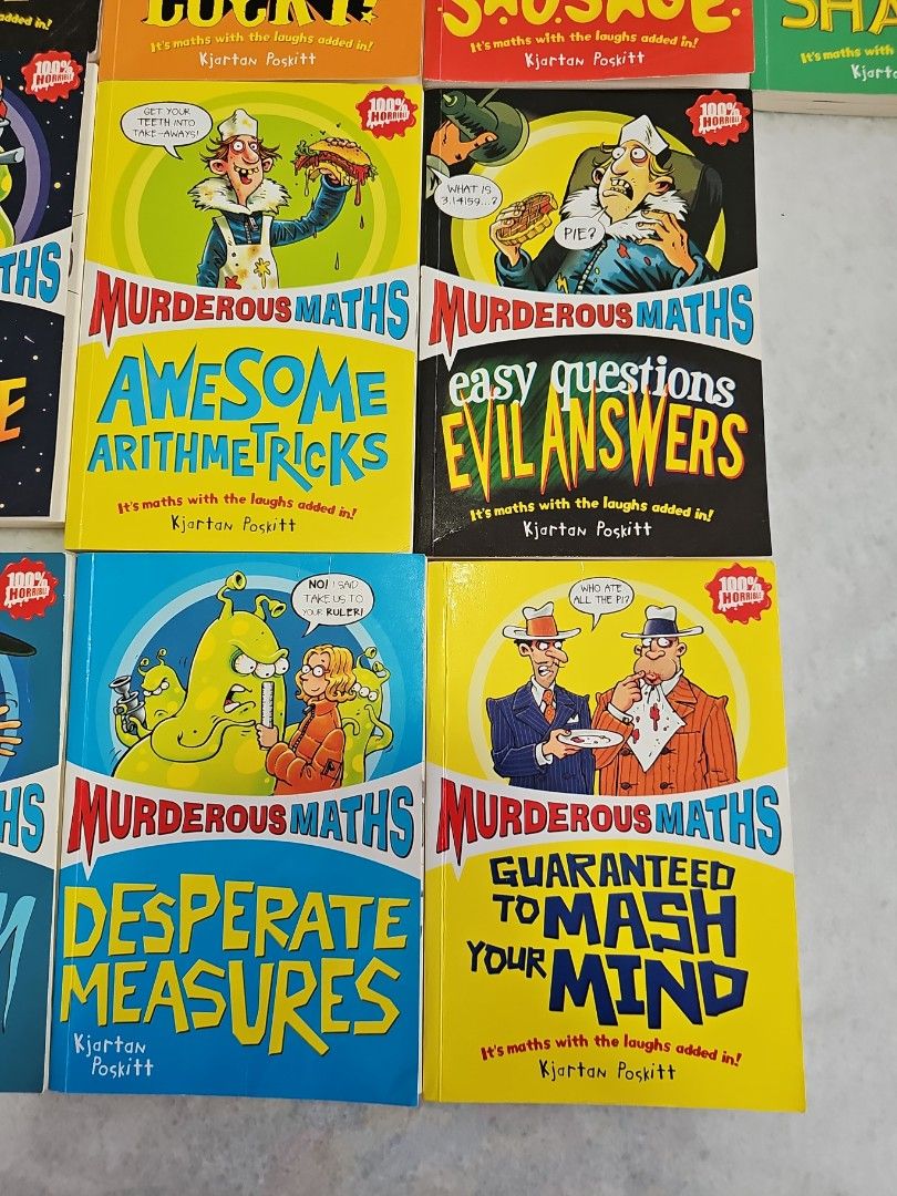 Murderous Maths - 1 complete set of 10 books, Hobbies & Toys, Books ...
