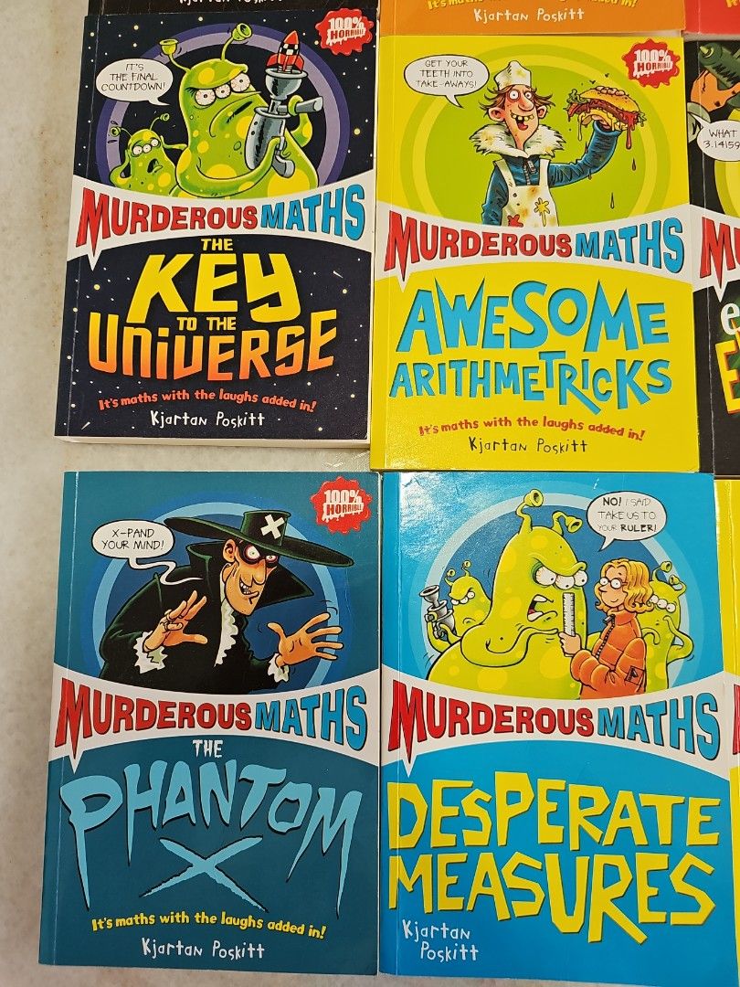 Murderous Maths - 1 complete set of 10 books, Hobbies & Toys, Books ...