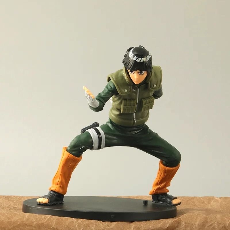 Naruto Shippuden Anime Rock Lee Action Figure 17cm Pvc Model Collection ...