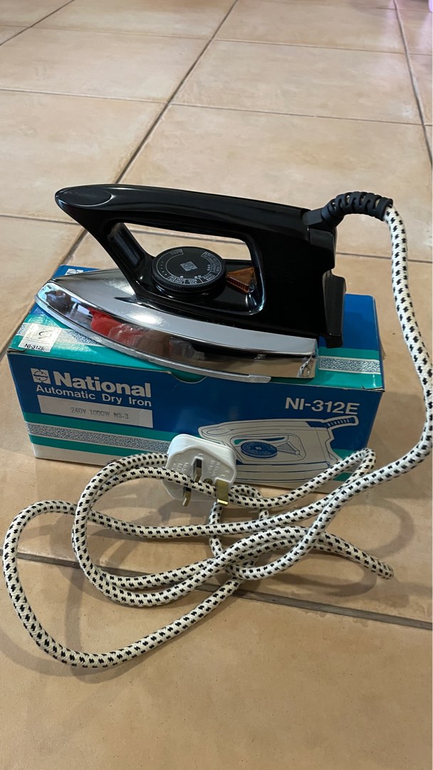 National Iron Ni-312E 1000w, TV & Home Appliances, Irons & Steamers on ...