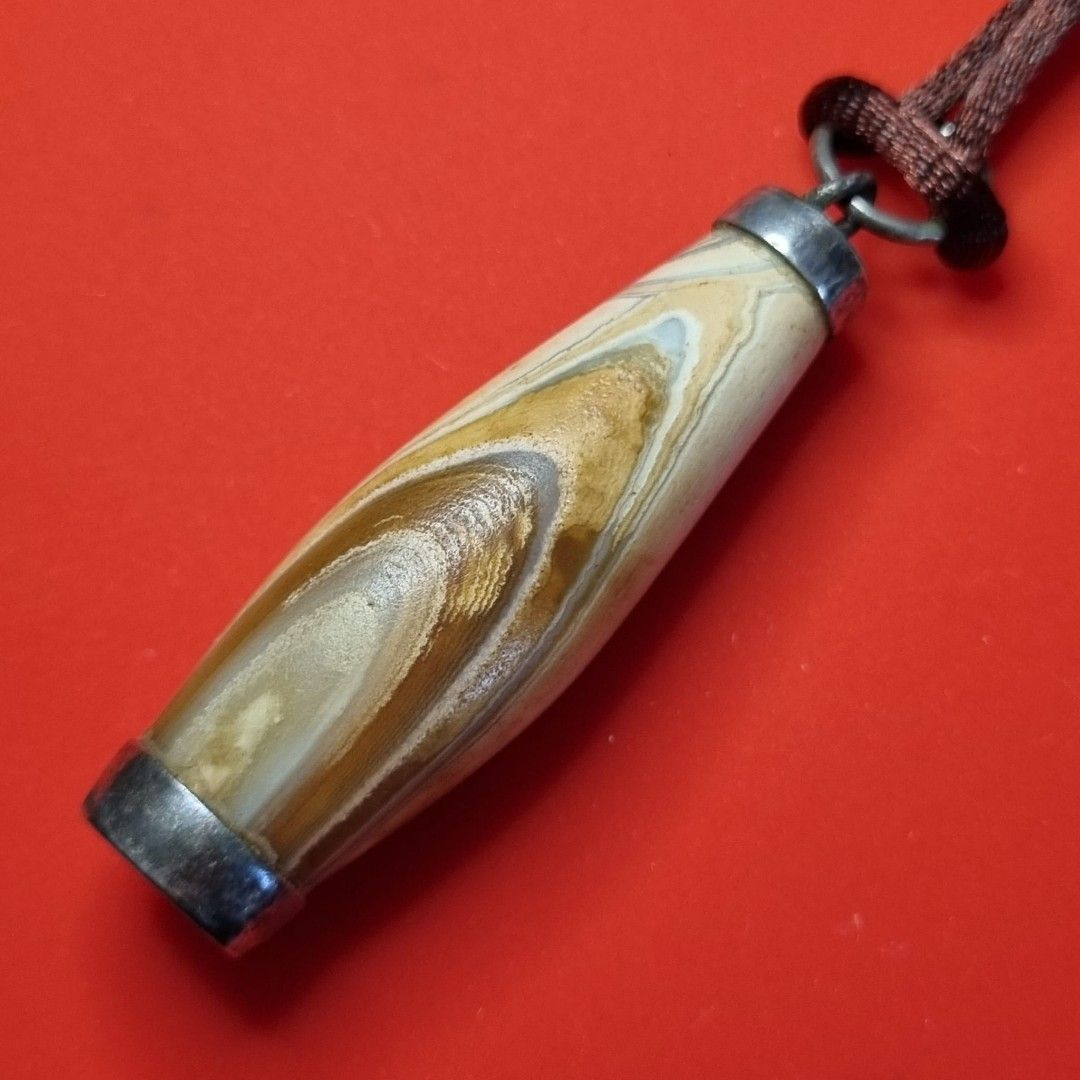 Natural Old Dzi Stone, Hobbies & Toys, Memorabilia & Collectibles ...