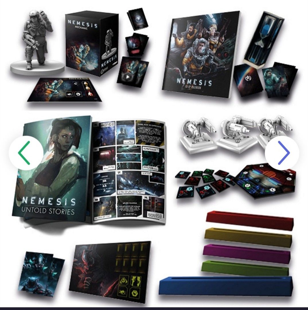 Nemesis boardgame SUNDROP INTRUDER pledge by Awaken Realms, Hobbies ...