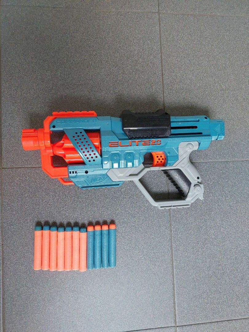 Nerf Gun- Commander Elite 2.0, Hobbies & Toys, Toys & Games on Carousell