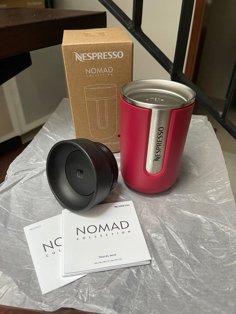 Nespresso Nomad Travel Mug (300ml, Rasberry), Furniture & Home Living ...