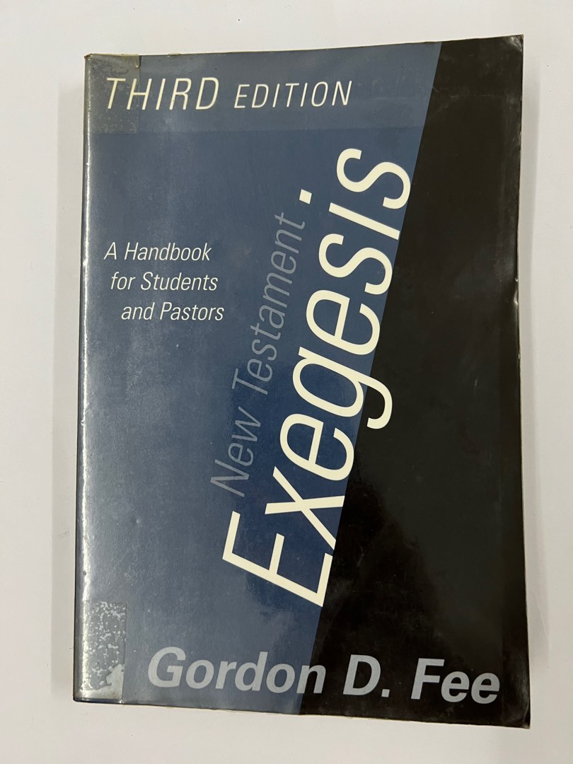 New Testament Exegesis, Hobbies & Toys, Books & Magazines, Religion ...