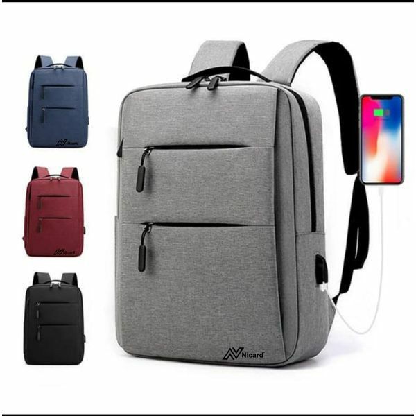 Nicard Business/ School Waterproof Laptop Backpack With Usb Port, Men's ...