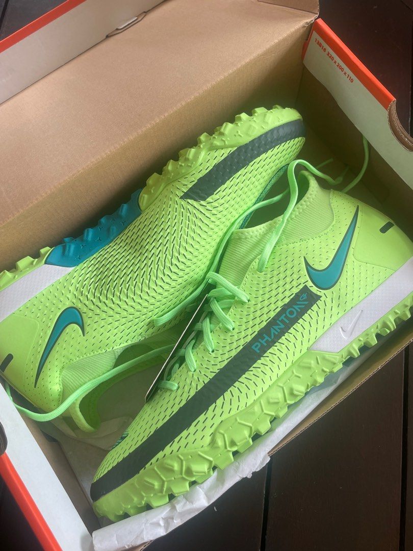 Nike Phantom GT futsal lime yellow, Sports Equipment, Sports & Games, Racket & Ball Sports on ...