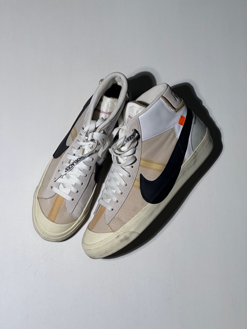 Nike x Off-White Blazer Mid ‘The Ten’, Men's Fashion, Footwear, Sneakers on Carousell