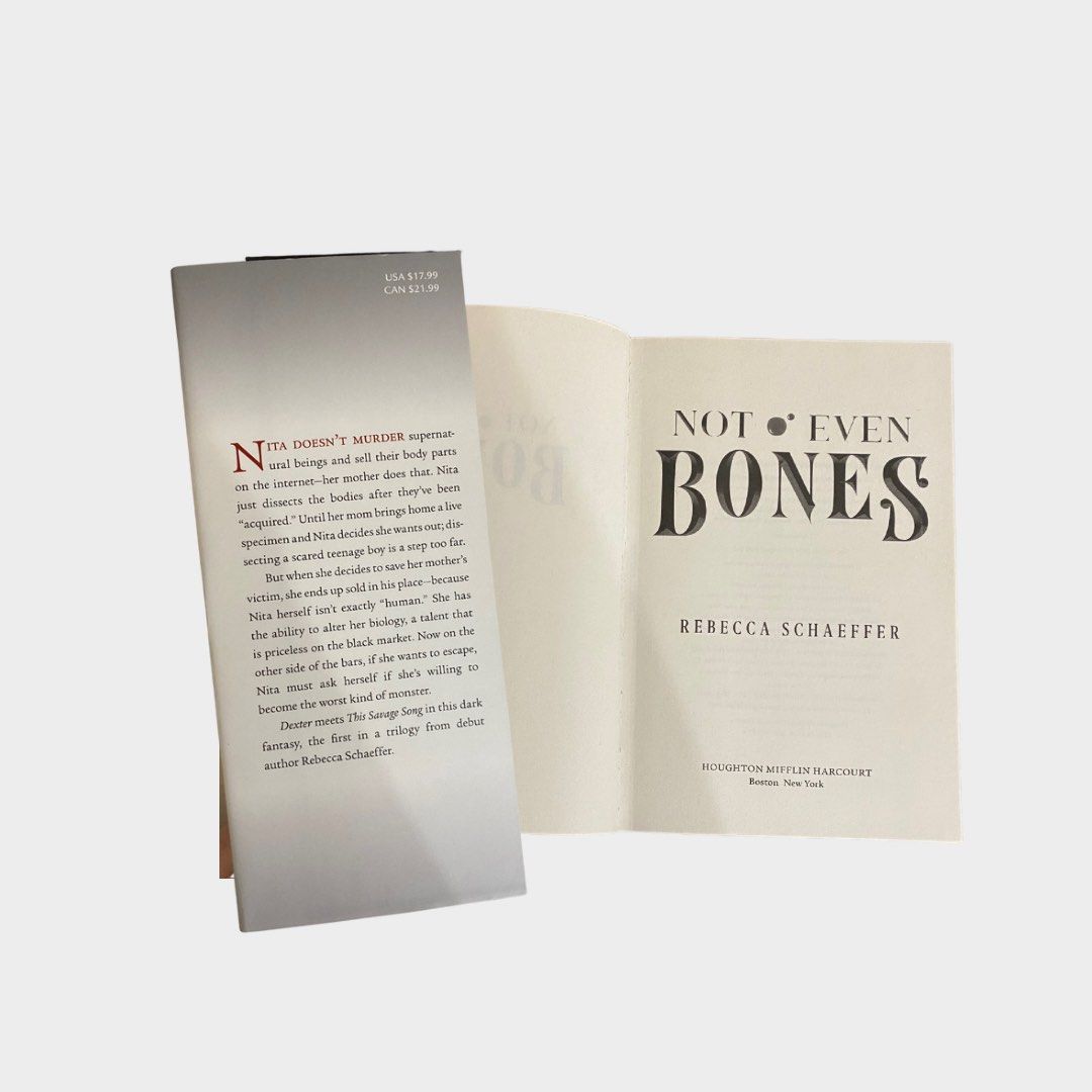 not even bones by rebecca schaeffer, Hobbies & Toys, Books & Magazines ...