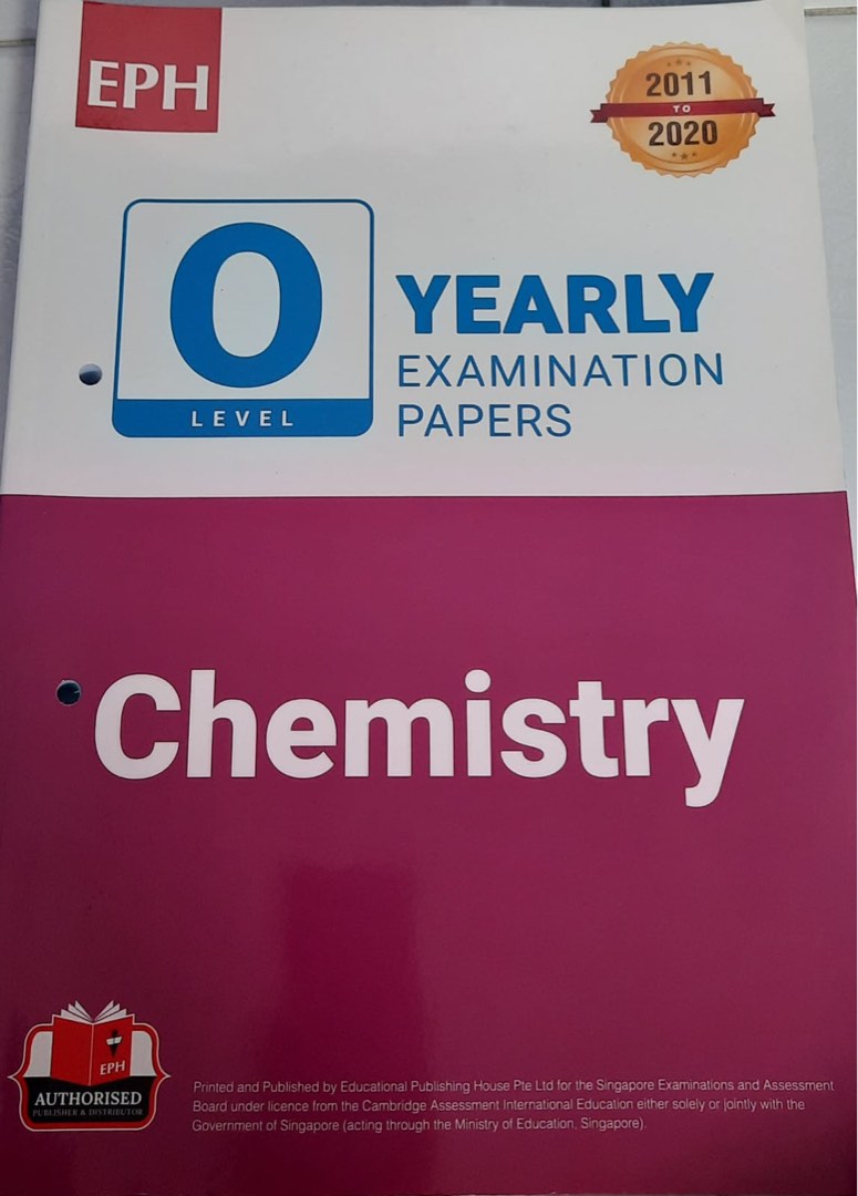 O level chem topical TYS from 2013-2020, Hobbies & Toys, Books ...