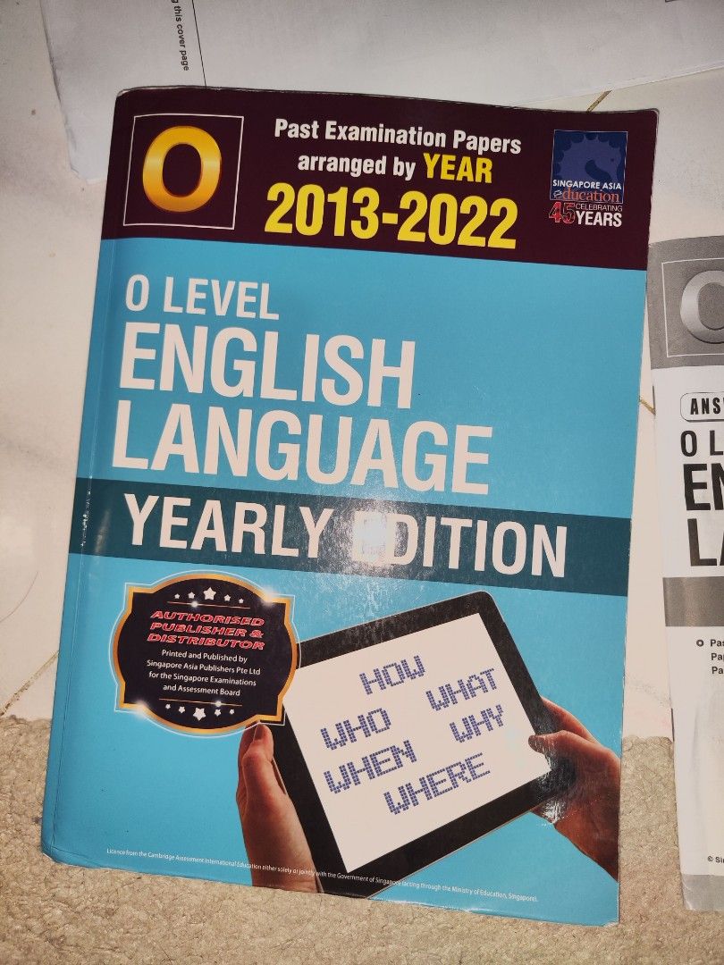 O Level English Ten Year Series (TYS) Yearly edition, Hobbies & Toys ...