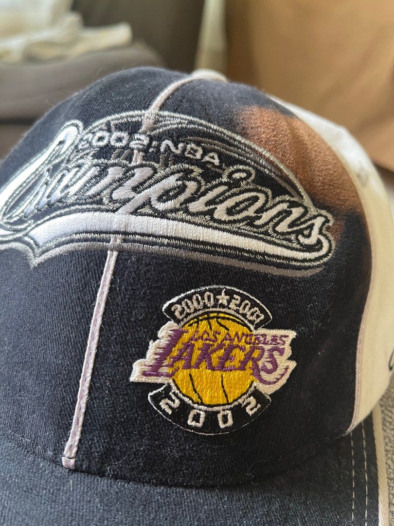 Official LA Lakers 2002 NBA Championship fitted cap 2000s vintage, Men ...