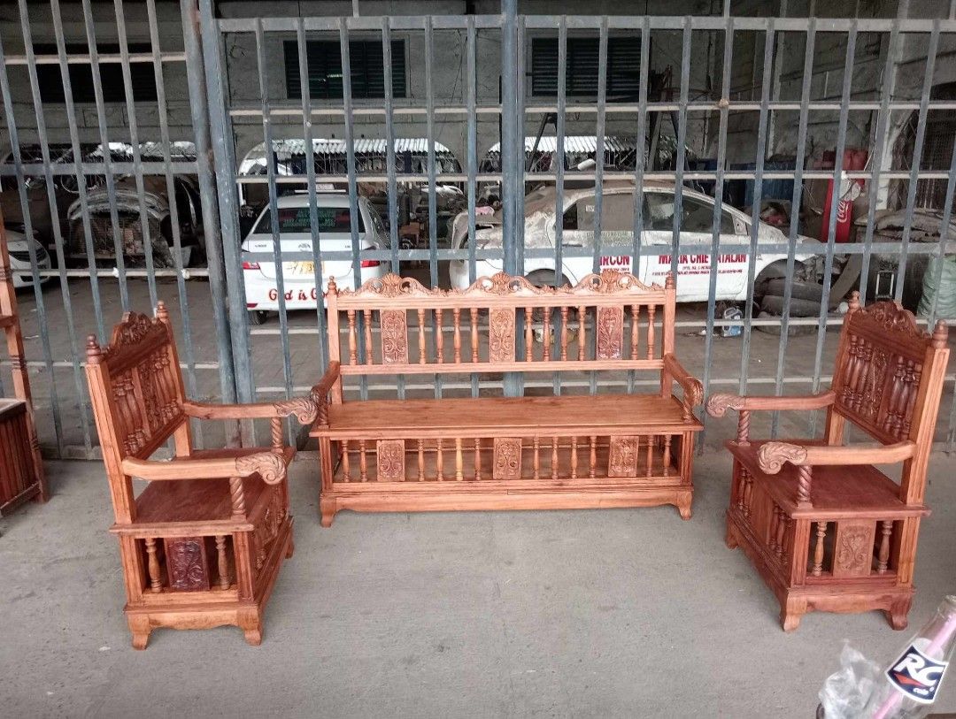 Old Gallinera Sala Set, Furniture & Home Living, Furniture, Sofas on ...