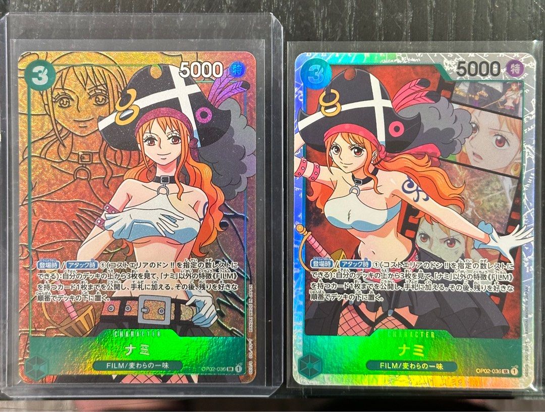 One Piece OPTCG NAMI SET PICA SET PAULIE AA, Hobbies & Toys, Toys & Games on Carousell