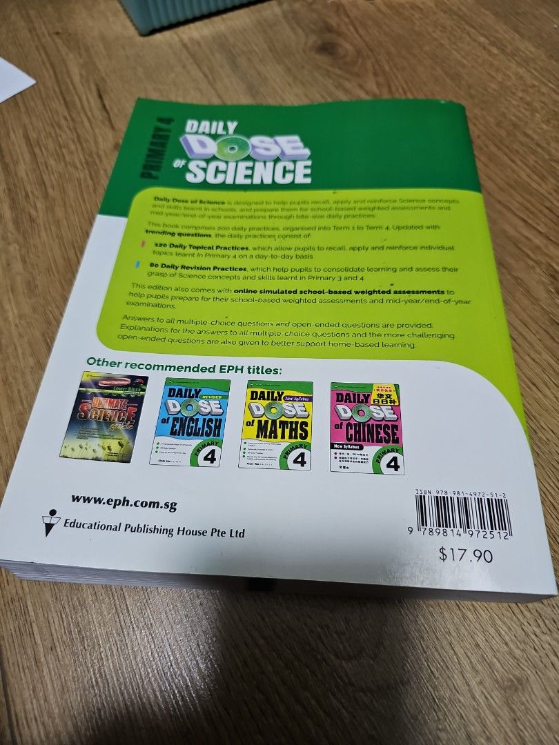 P4 Daily Dose Science, Hobbies & Toys, Books & Magazines, Assessment ...
