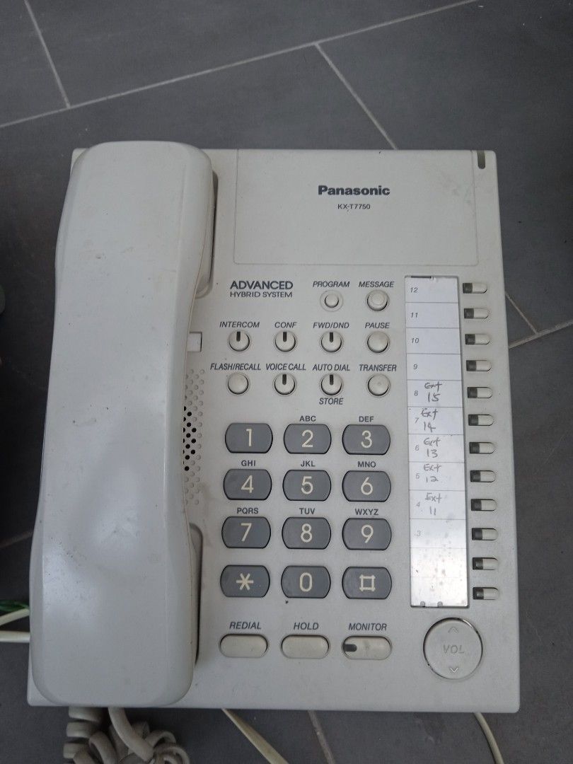 Panasonic Key phone KX-T7750, Mobile Phones & Gadgets, Mobile Phones ...