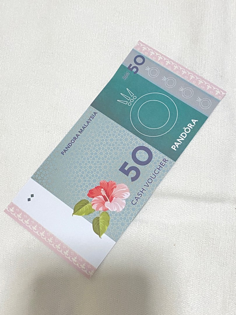 PANDORA MALAYSIA RM50 Cash Voucher, Tickets & Vouchers, Vouchers on ...