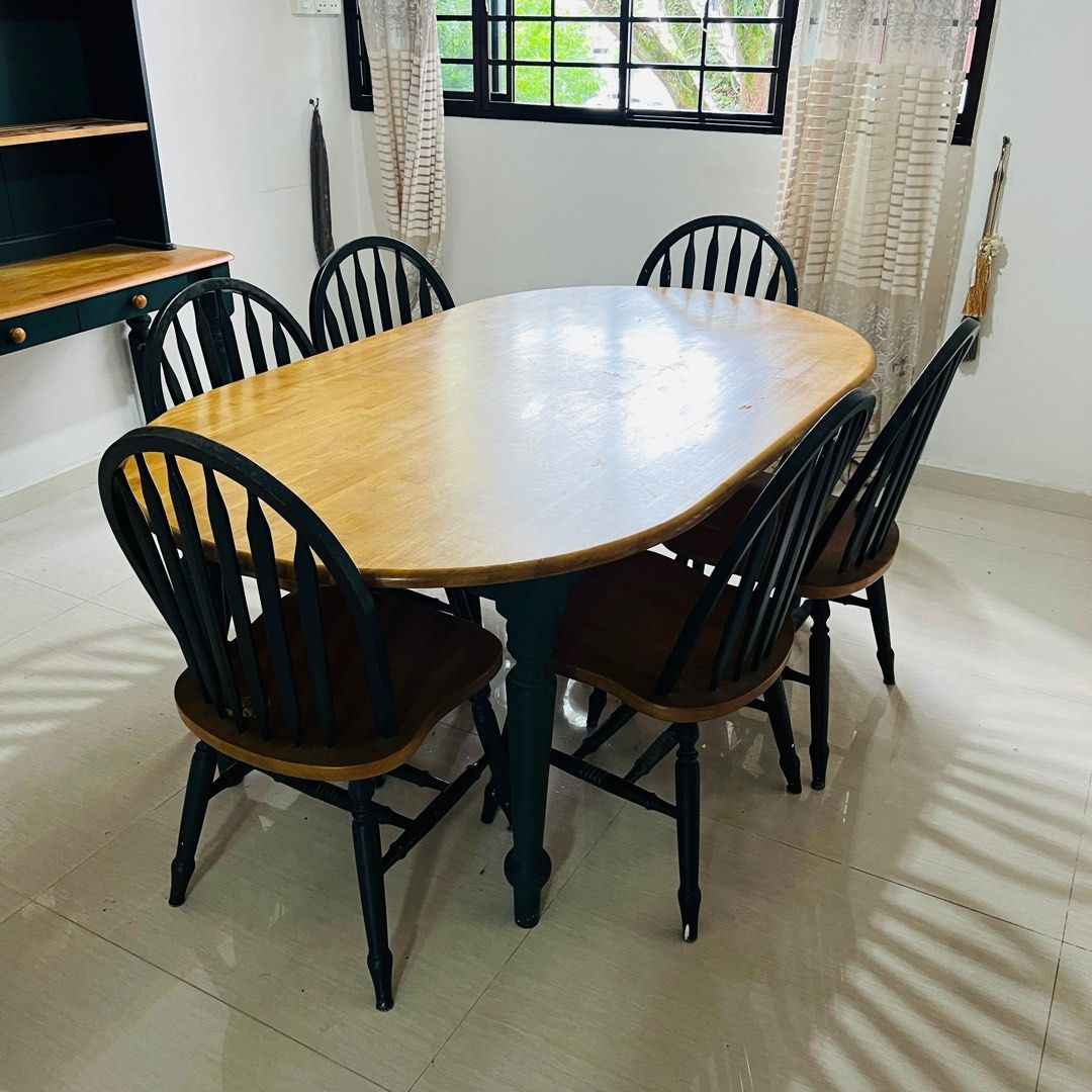 Pennsylvania House Dining Table Set, Furniture & Home Living, Furniture ...
