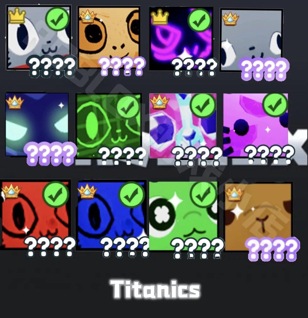 pet simulator 99 titanic pet, Video Gaming, Gaming Accessories, In-Game ...